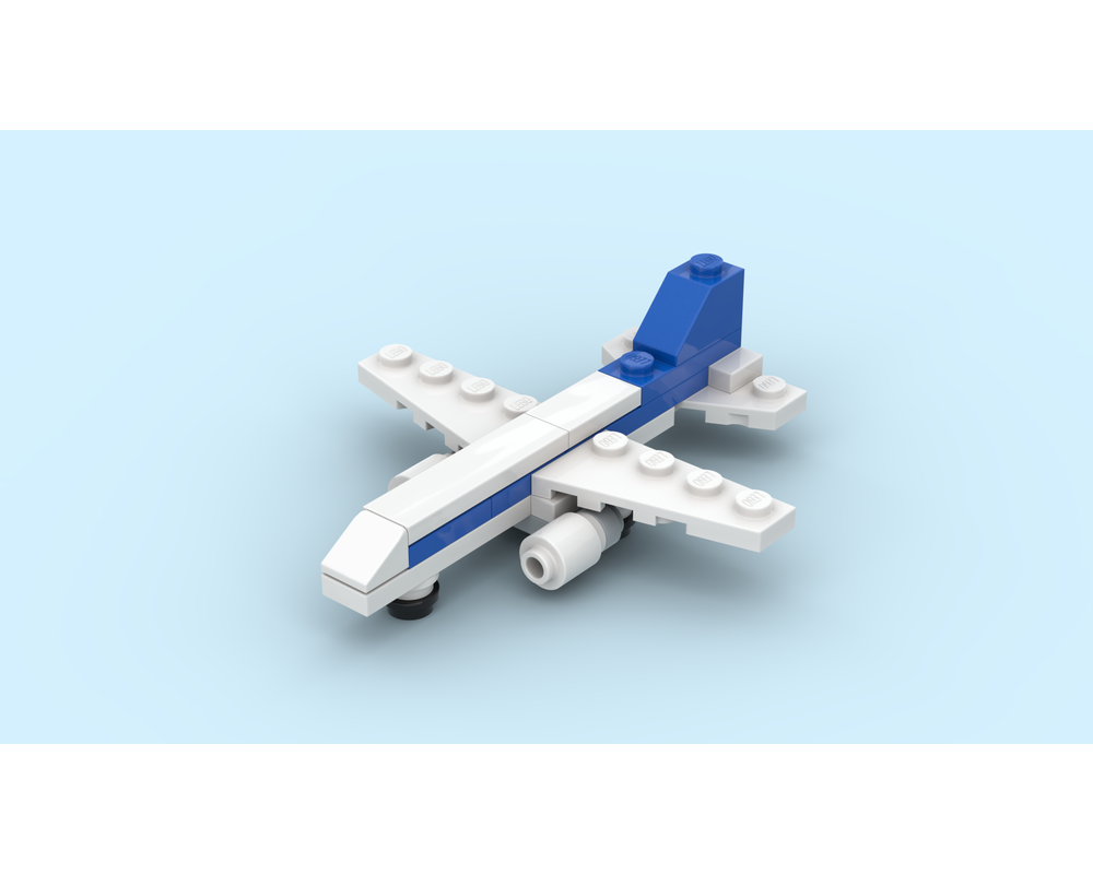 LEGO MOC Micro scale Airliners by Artip | Rebrickable - Build with LEGO