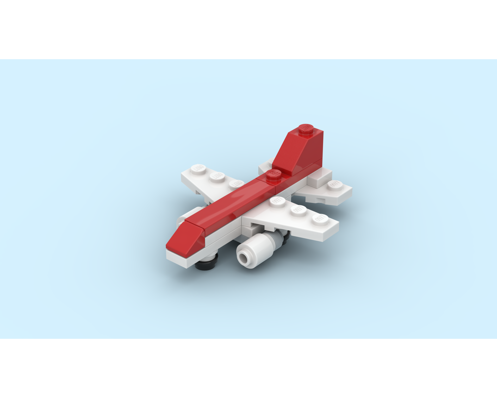 LEGO MOC Micro scale Airliners by Artip | Rebrickable - Build with LEGO