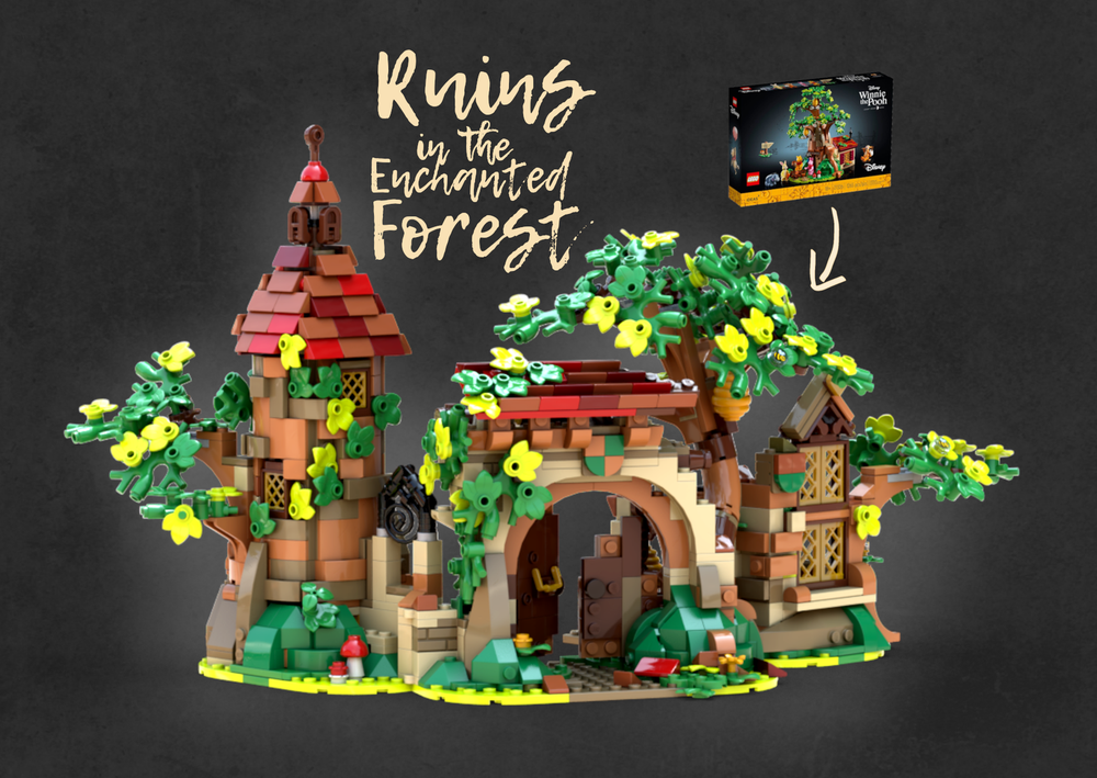 LEGO MOC Ruins in the Enchanted Forest by Vanestream | Rebrickable ...