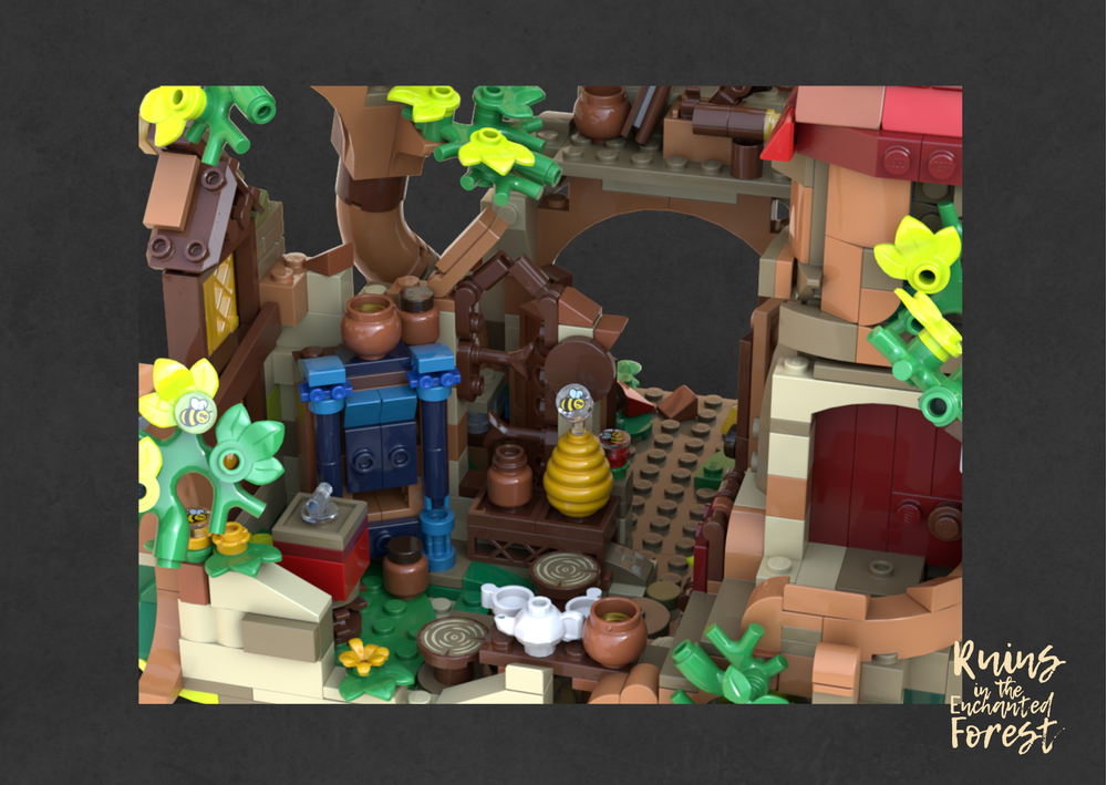 LEGO MOC Ruins in the Enchanted Forest by Vanestream | Rebrickable ...