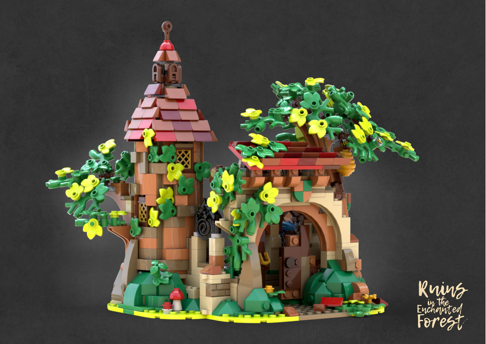 LEGO MOC Ruins in the Enchanted Forest by Vanestream | Rebrickable ...