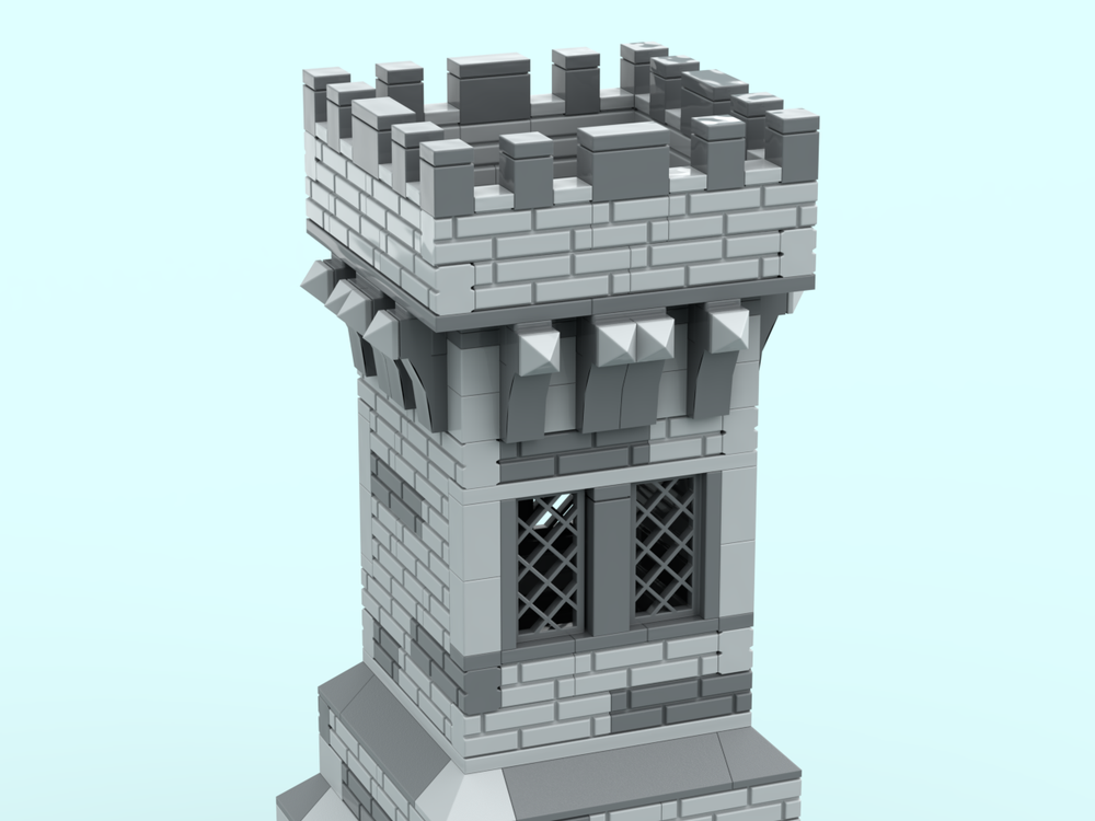LEGO MOC Medieval Watchtower by zsobricks | Rebrickable - Build with LEGO