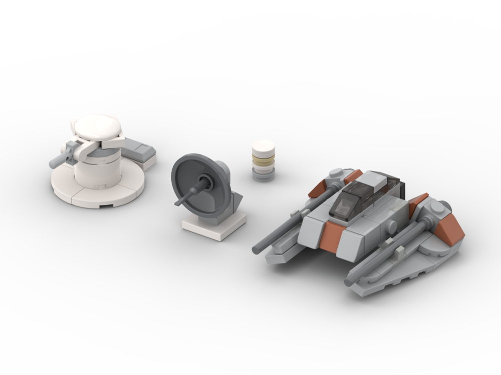 LEGO MOC Rebel Echo Base Defenses by kg_builds | Rebrickable - Build ...