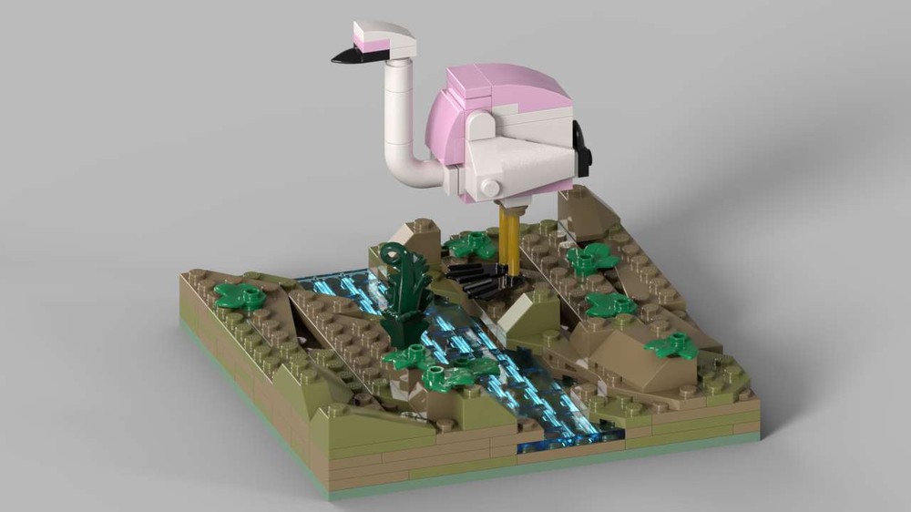 LEGO MOC-178577 Flamingo Habitat by vnevaLEGOk | Rebrickable - Build ...