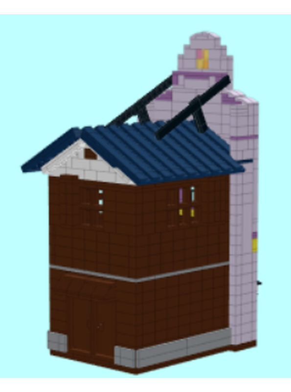 LEGO MOC Flower Shop by Picture_In_Mind | Rebrickable - Build with LEGO