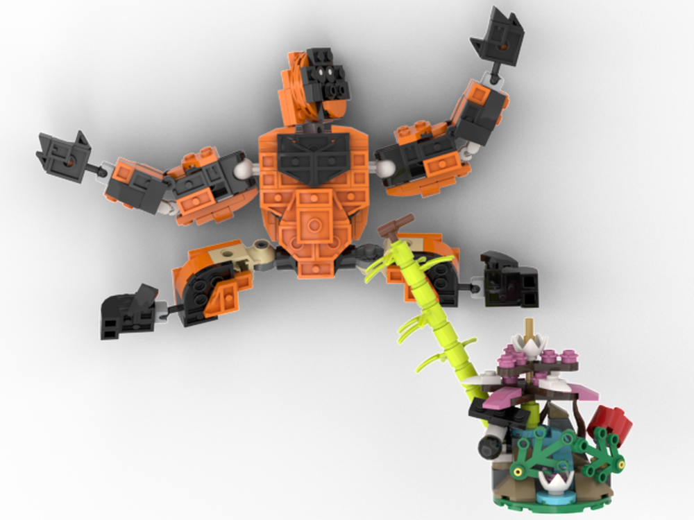 LEGO MOC 31129 orangutan by Dragonborne9000 | Rebrickable - Build with LEGO
