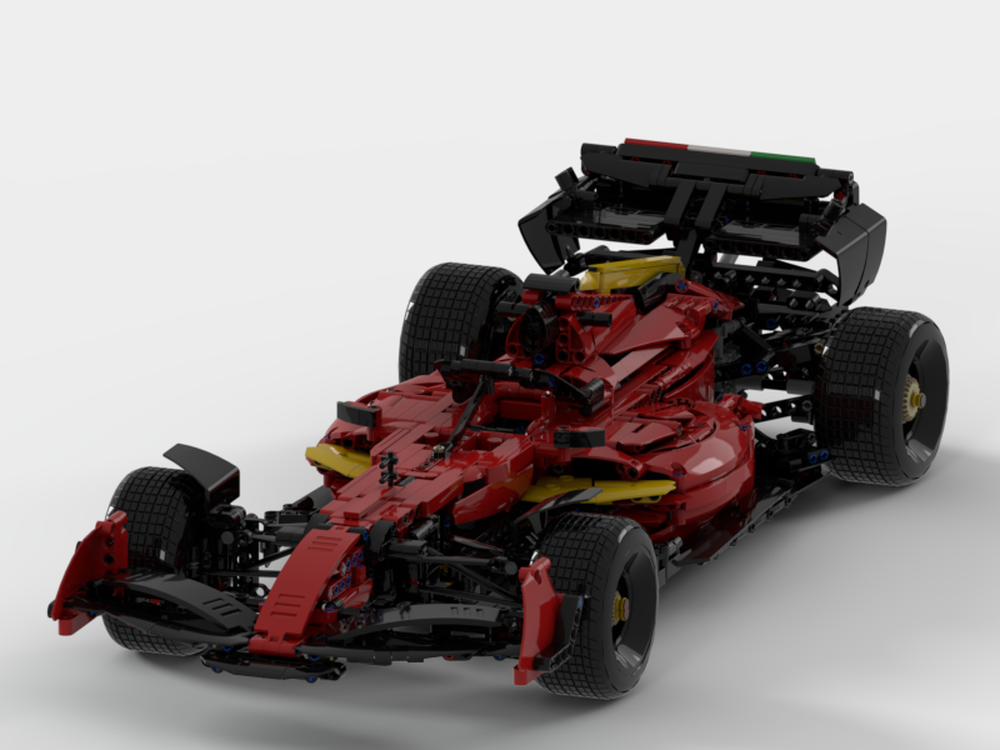 LEGO MOC F1 Ground Effect Car 1:8 Scale by weal13 | Rebrickable - Build ...