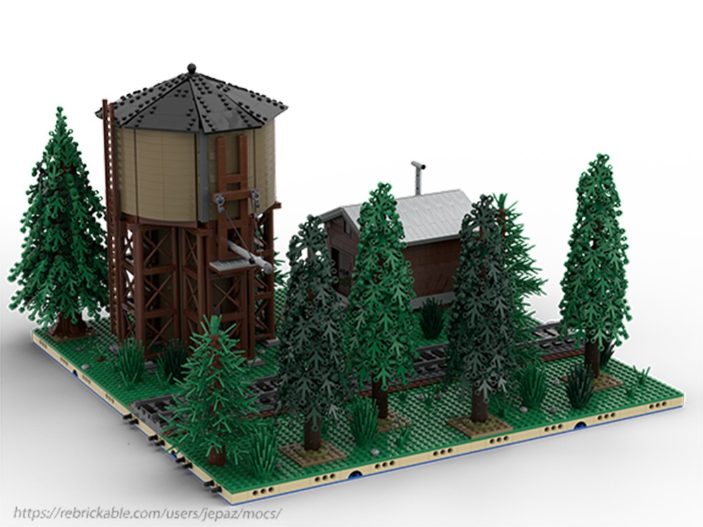 LEGO MOC Water Tower by jepaz | Rebrickable - Build with LEGO