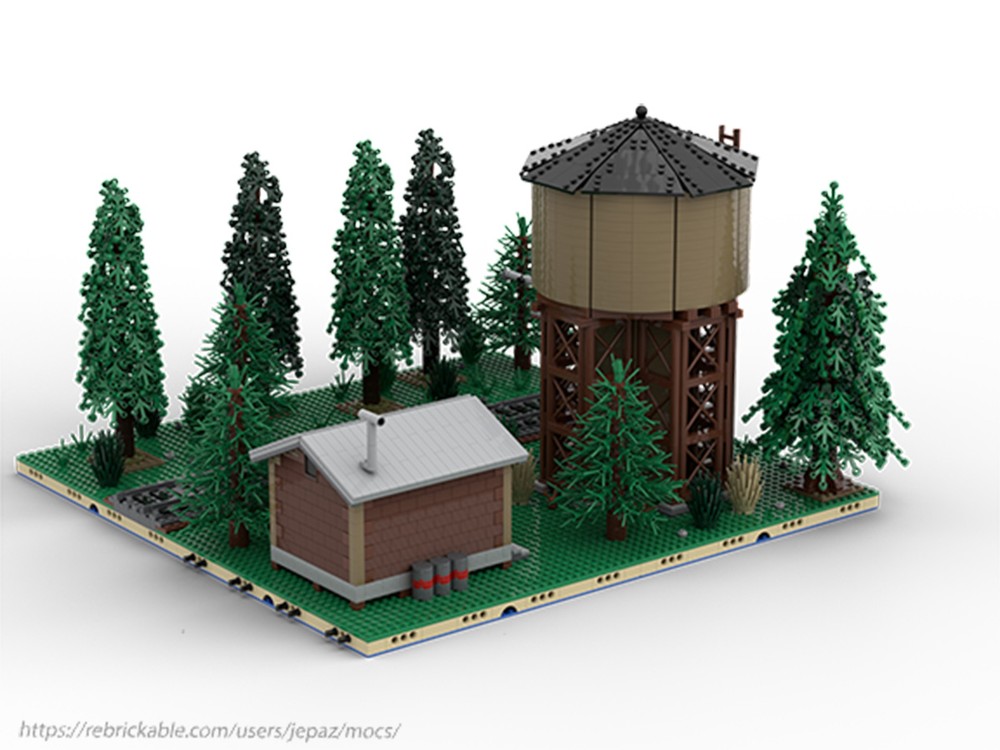 LEGO MOC Water Tower by jepaz | Rebrickable - Build with LEGO