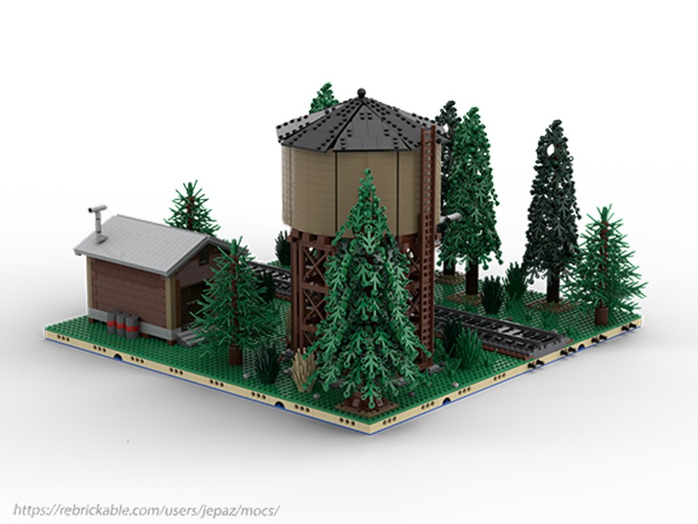 LEGO MOC Water Tower by jepaz | Rebrickable - Build with LEGO