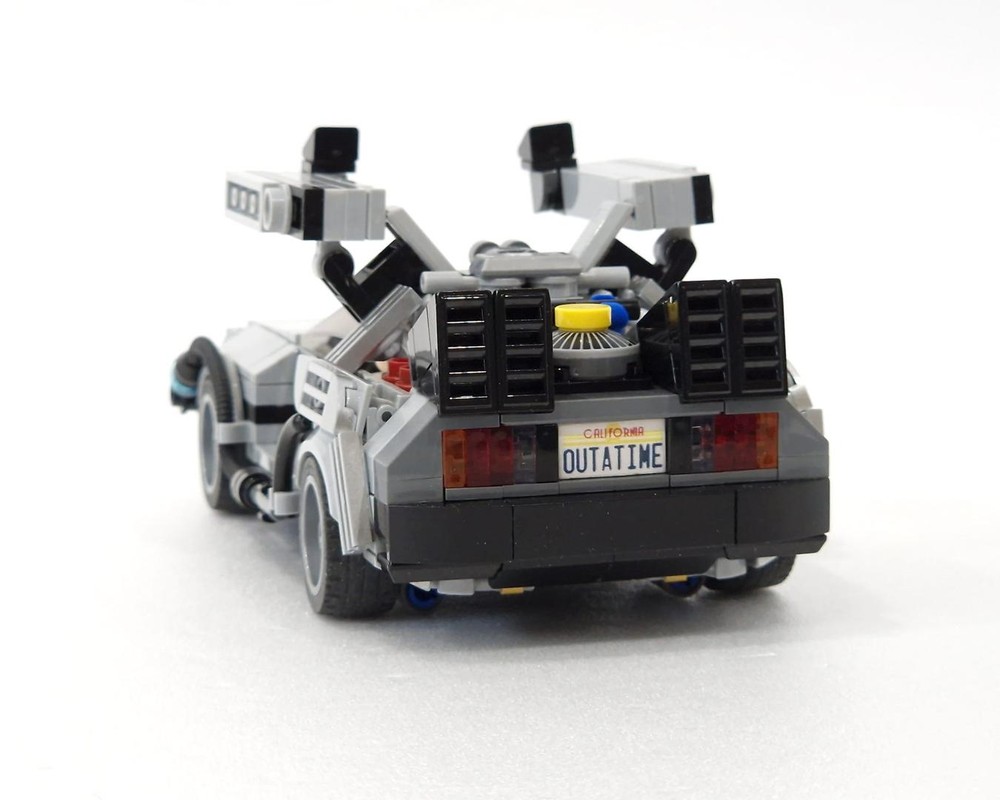 LEGO MOC-178608 DeLorean Time Machine V2 by firefabric | Rebrickable ...
