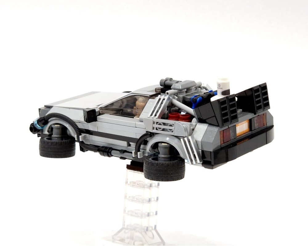 LEGO MOC DeLorean Time Machine V2 by firefabric | Rebrickable - Build ...