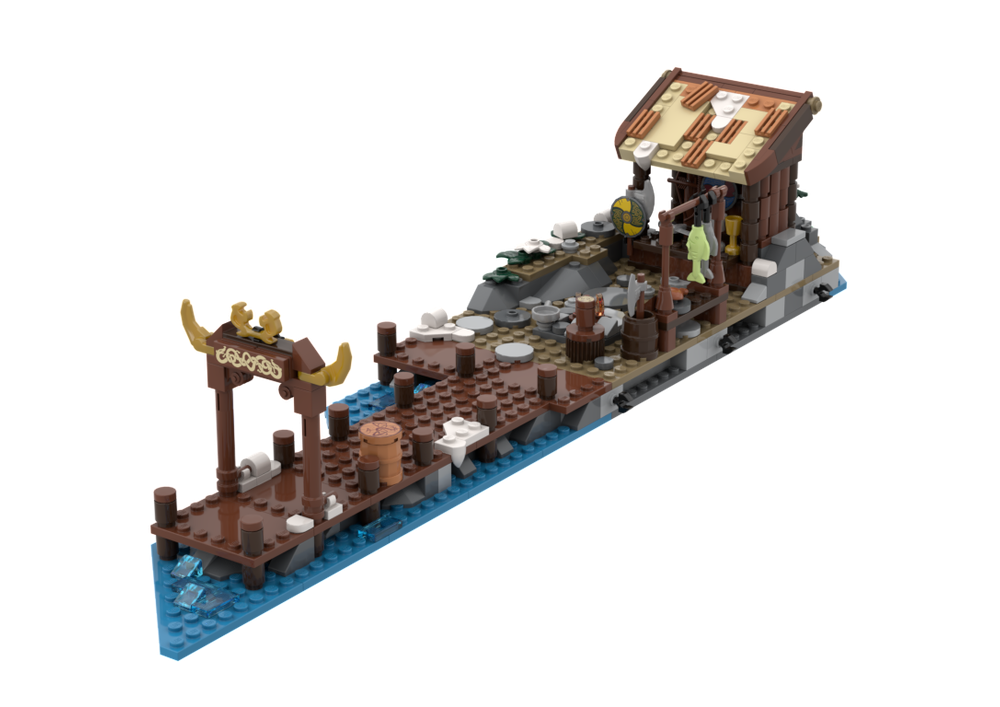 LEGO MOC 21343 expansion - pier with little market (harbour) by ...