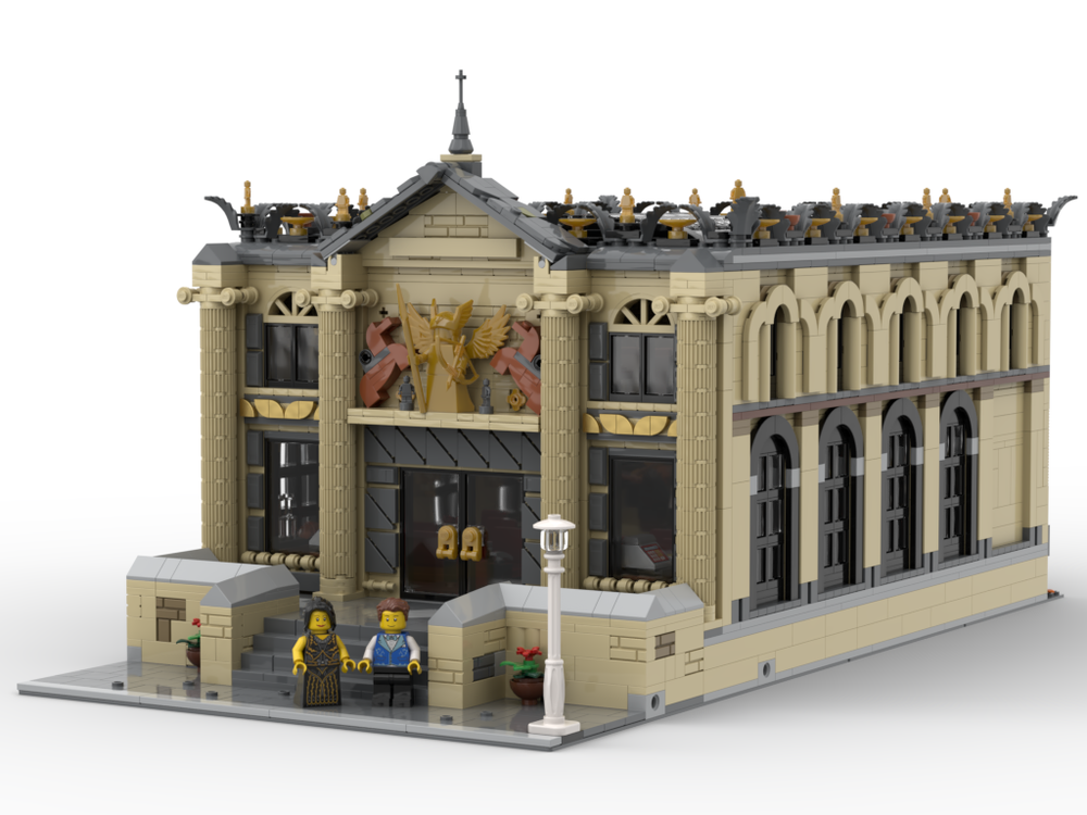 LEGO MOC Concert Hall by Legofan2222 | Rebrickable - Build with LEGO