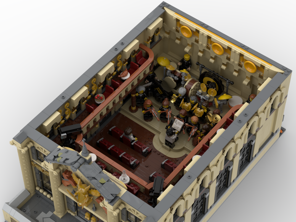LEGO MOC Concert Hall by Legofan2222 | Rebrickable - Build with LEGO