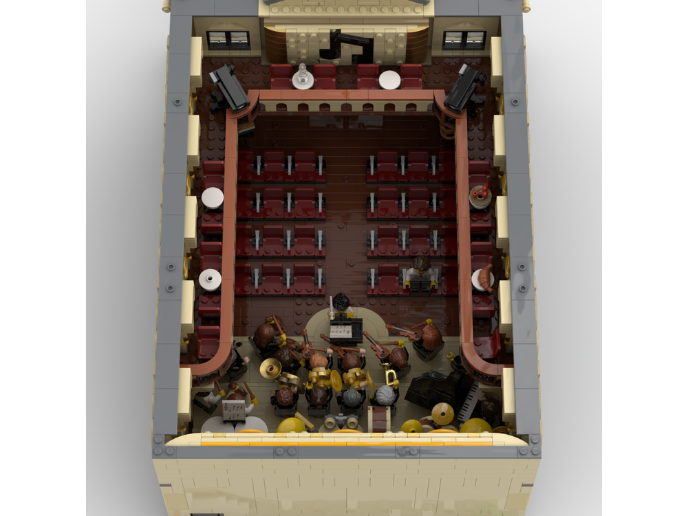 LEGO MOC Concert Hall by Legofan2222 | Rebrickable - Build with LEGO