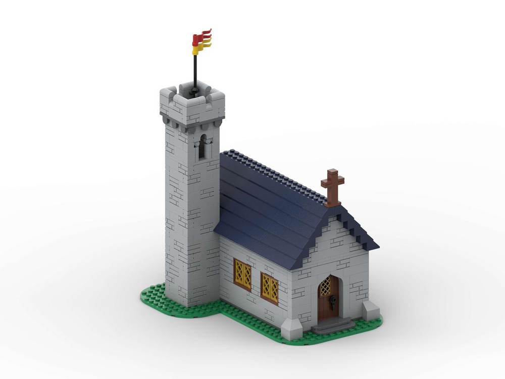 LEGO MOC Medieval Chapel fitting to 10305 by BrickCastleFan ...
