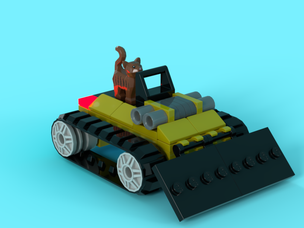 LEGO MOC Cat bulldozer by Littlehof5 | Rebrickable - Build with LEGO