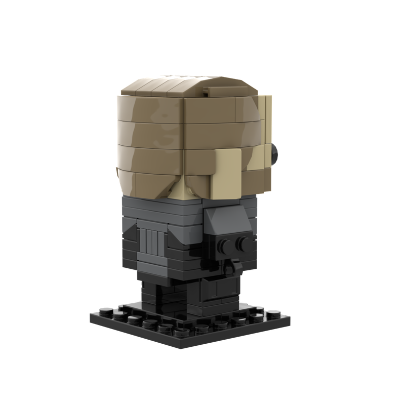 LEGO MOC Agent Kallus Brickheadz by Ant0noo | Rebrickable - Build with LEGO