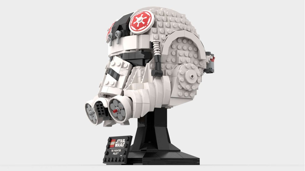 LEGO MOC AT-AT Driver Helmet by 603bricks | Rebrickable - Build with LEGO