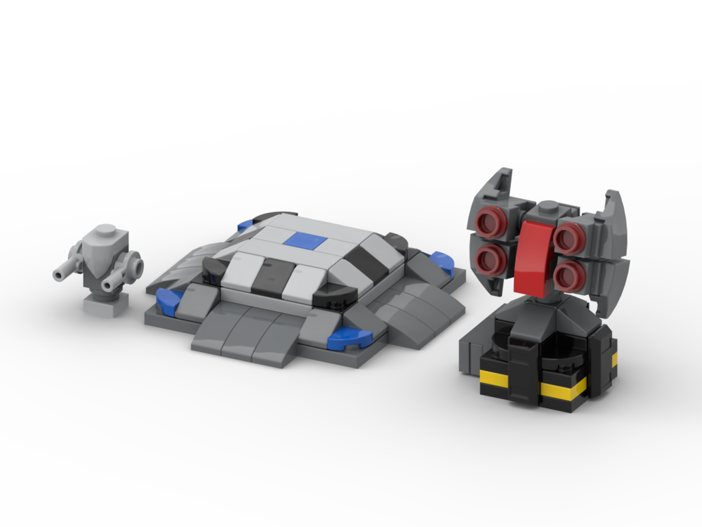 LEGO MOC Starcraft | Bunker and Missile Turret by kg_builds ...