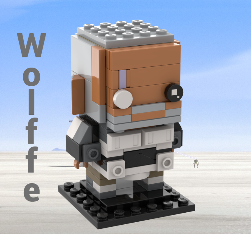 LEGO MOC Commander Wolffe Brickheadz by Ant0noo | Rebrickable - Build ...