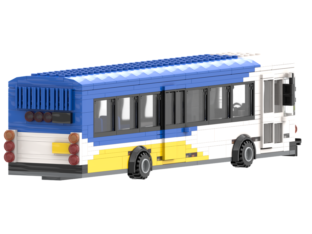 LEGO MOC Trimet bus by fire_house94 | Rebrickable - Build with LEGO