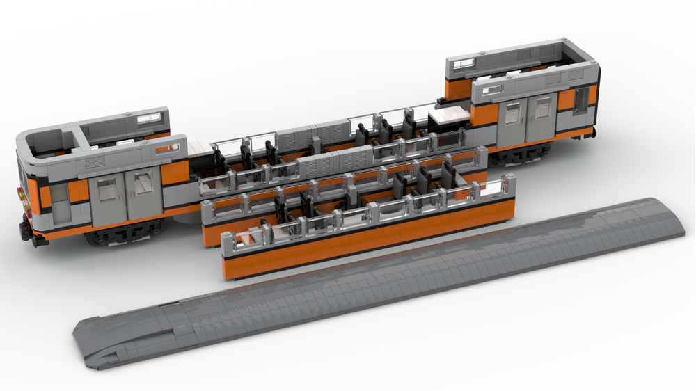 LEGO MOC Wagon 1 - Rame VB2N -- SNCF -- MOC by Mimi68 | Rebrickable ...