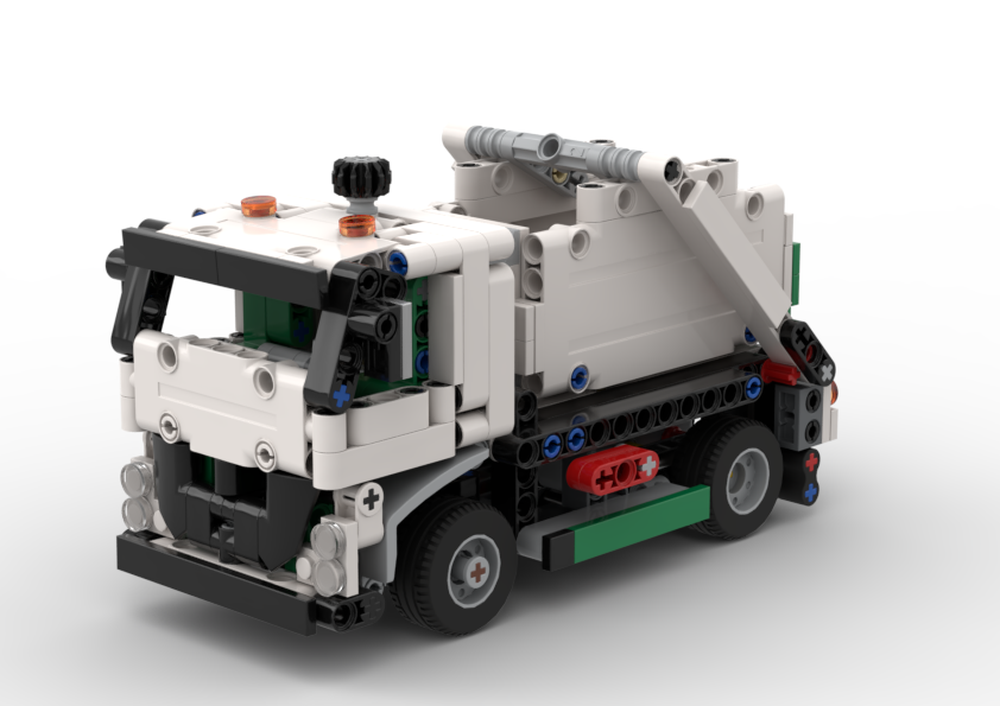Lego Moc 42167 Skip Loader Truck By Technicmocer Rebrickable Build