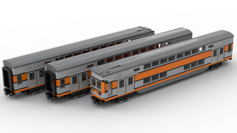 LEGO MOC Train - Wagon - Rame VB2N -- SNCF -- MOC by Mimi68 ...