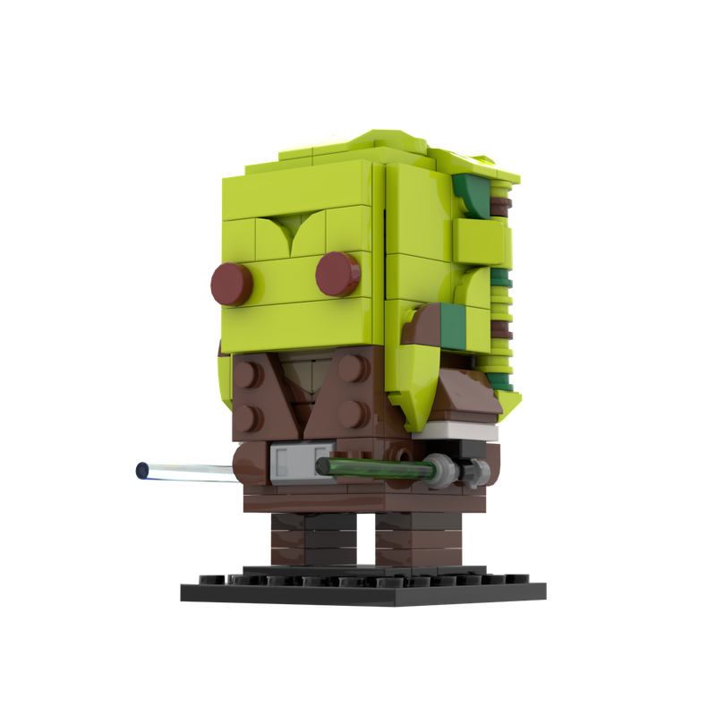 LEGO MOC Kit Fisto Brickheadz by Ant0noo | Rebrickable - Build with LEGO
