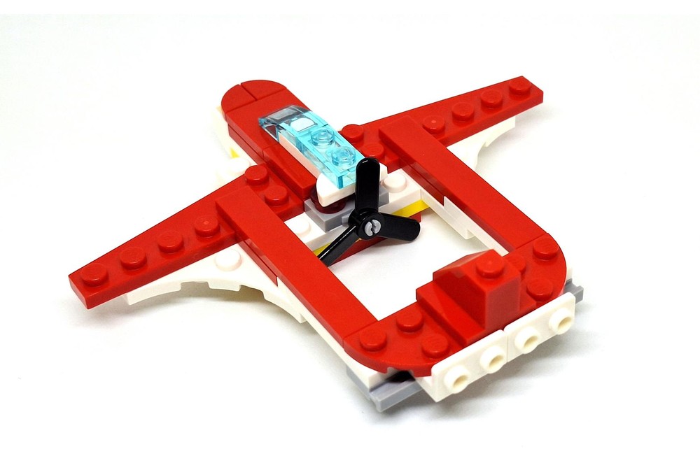 LEGO MOC 30669 Rear Mounted Propeller Plane by PeterSzabo | Rebrickable ...