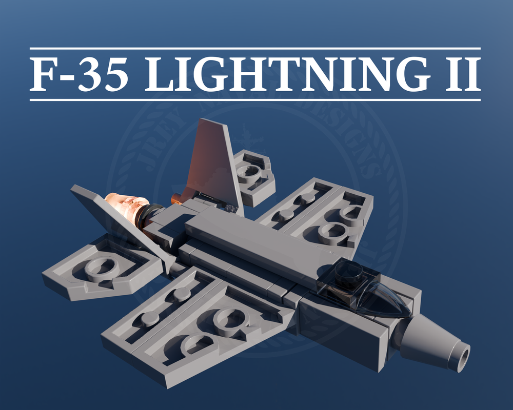 LEGO MOC F-35 Lightning II | 1:200 Scale by JREYDesigns | Rebrickable ...