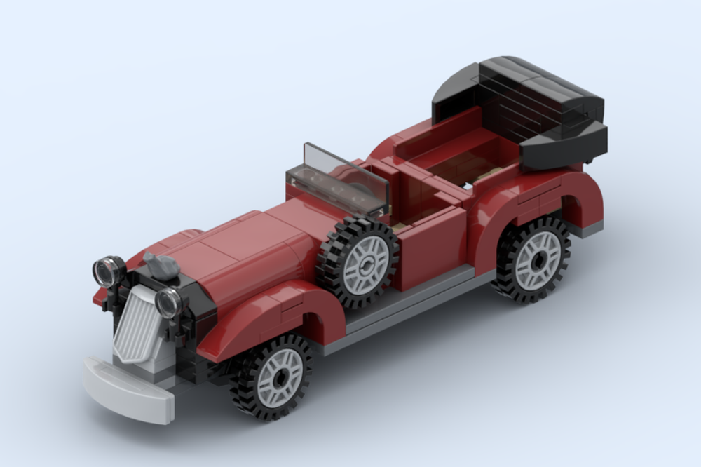 LEGO MOC 1920s Vintage Car by the_halfangel | Rebrickable - Build with LEGO