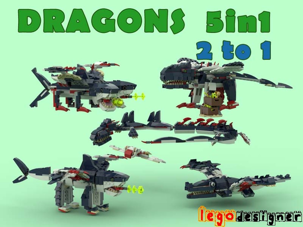 LEGO MOC 31088 2to1 5in1 Dragons Package -35% by LegoDesigner ...