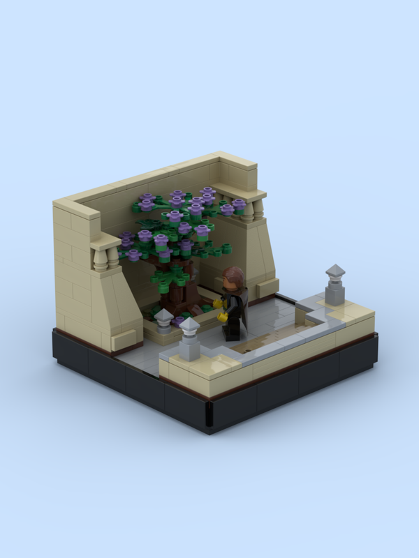 LEGO MOC Diorama "Count Dooku mourns Qui-Gon Ginn" by tingdrason ...