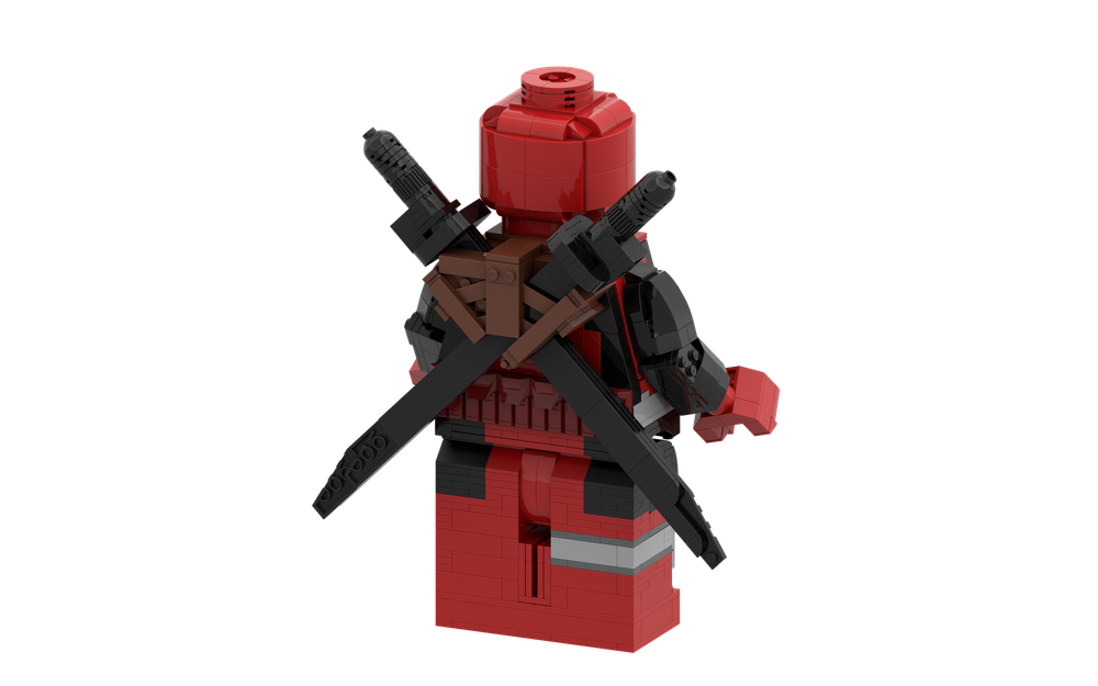 LEGO MOC Up-Scaled LEGO Minifigure - Deadpool by ZTBricks | Rebrickable ...