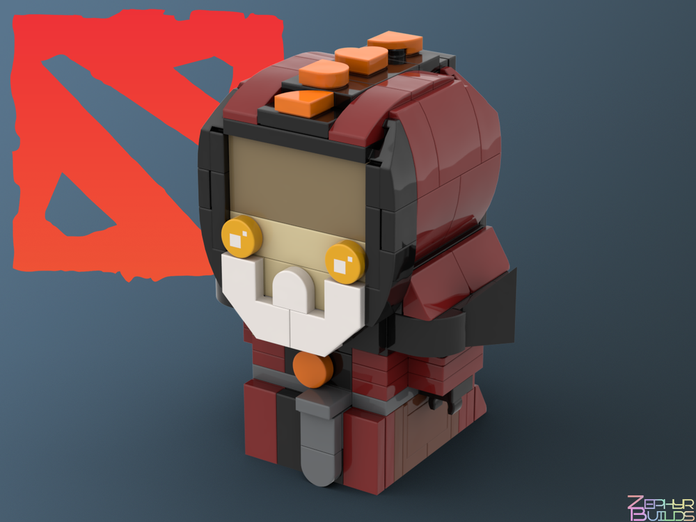 LEGO MOC DOTA 2 Warlock Brickheadz by ZephyrBuilds | Rebrickable ...