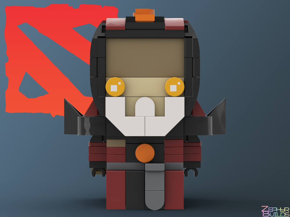LEGO MOC DOTA 2 Warlock Brickheadz by ZephyrBuilds | Rebrickable ...