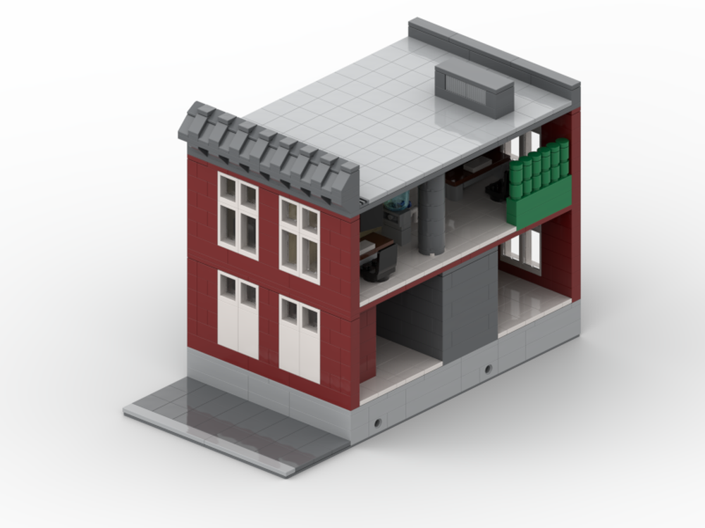 LEGO MOC Modular Police Station Expansion by ole.828 | Rebrickable ...