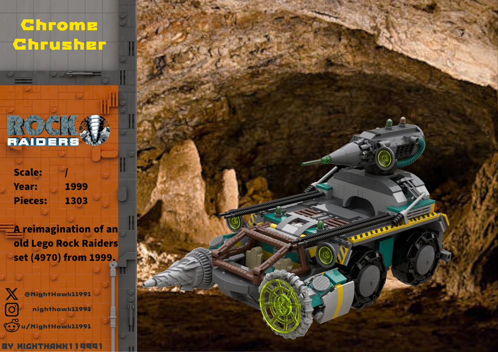 LEGO MOC Lego Rock Raiders Chrome Crusher by NightHawk11991 ...