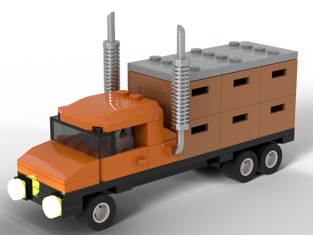 LEGO MOC Cat supply truck by Littlehof5 | Rebrickable - Build with LEGO