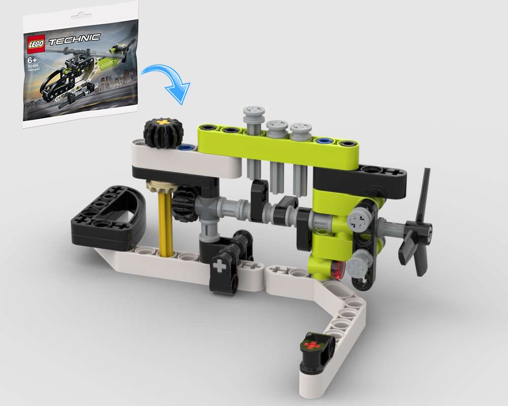 LEGO MOC Propeller With Engine 30465 Alternative by ErikGS ...