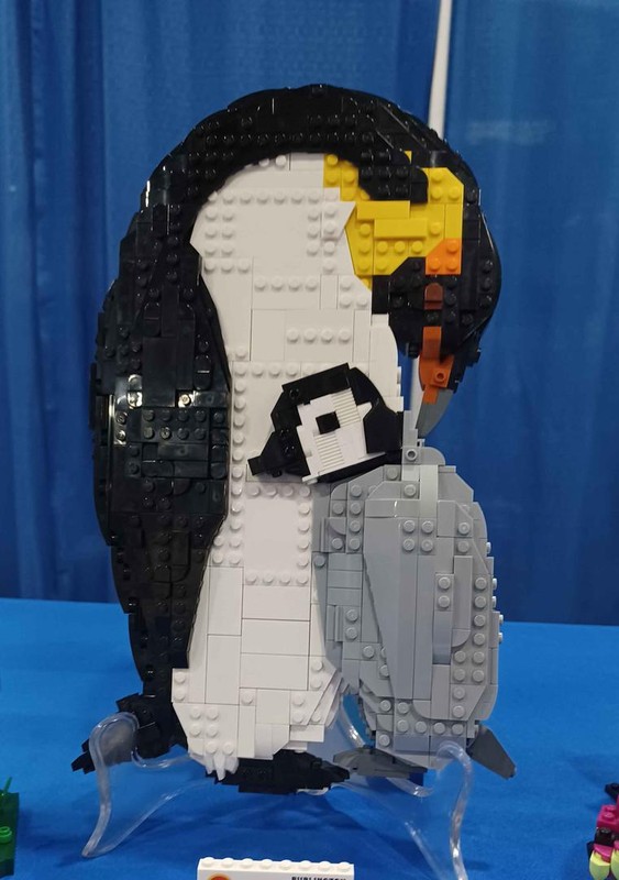 LEGO MOC Emperor Penguin Wall Art by Penguins and plastic | Rebrickable ...