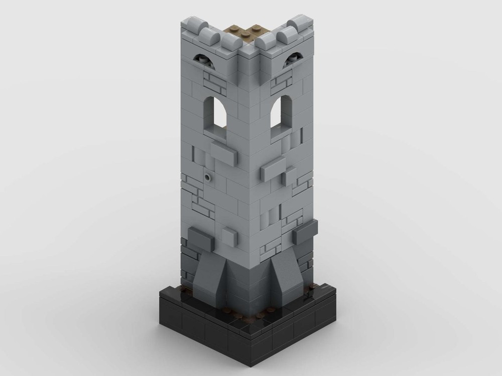 LEGO MOC Modular Castle Tower by ComputerDino | Rebrickable - Build ...