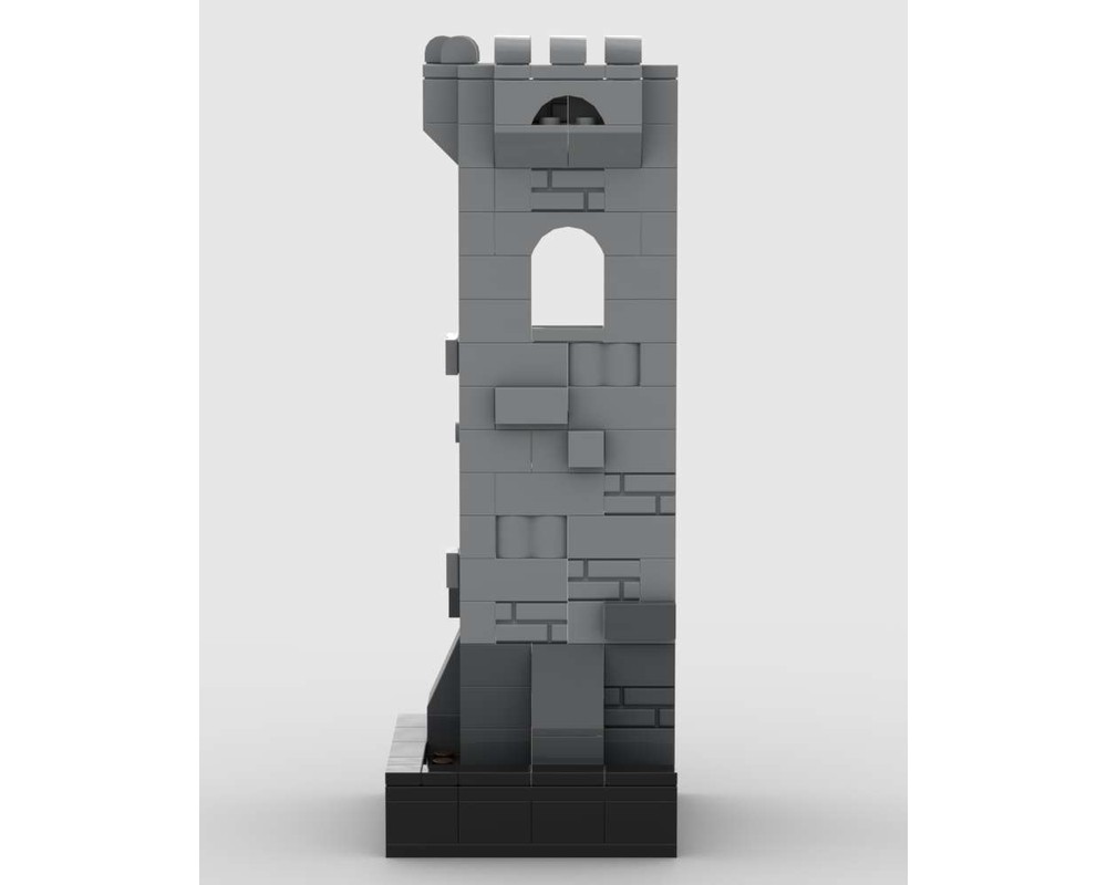 LEGO MOC Modular Castle Tower by ComputerDino | Rebrickable - Build ...