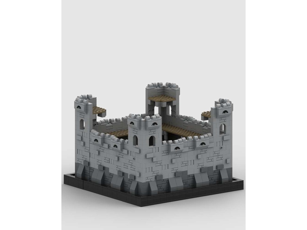 LEGO MOC Modular Castle Tower by ComputerDino | Rebrickable - Build ...