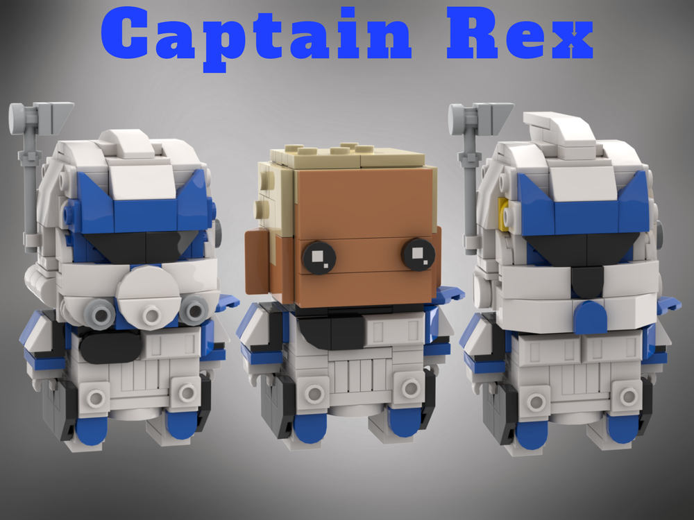 LEGO MOC Captain Rex Brickheadz by Ant0noo | Rebrickable - Build with LEGO