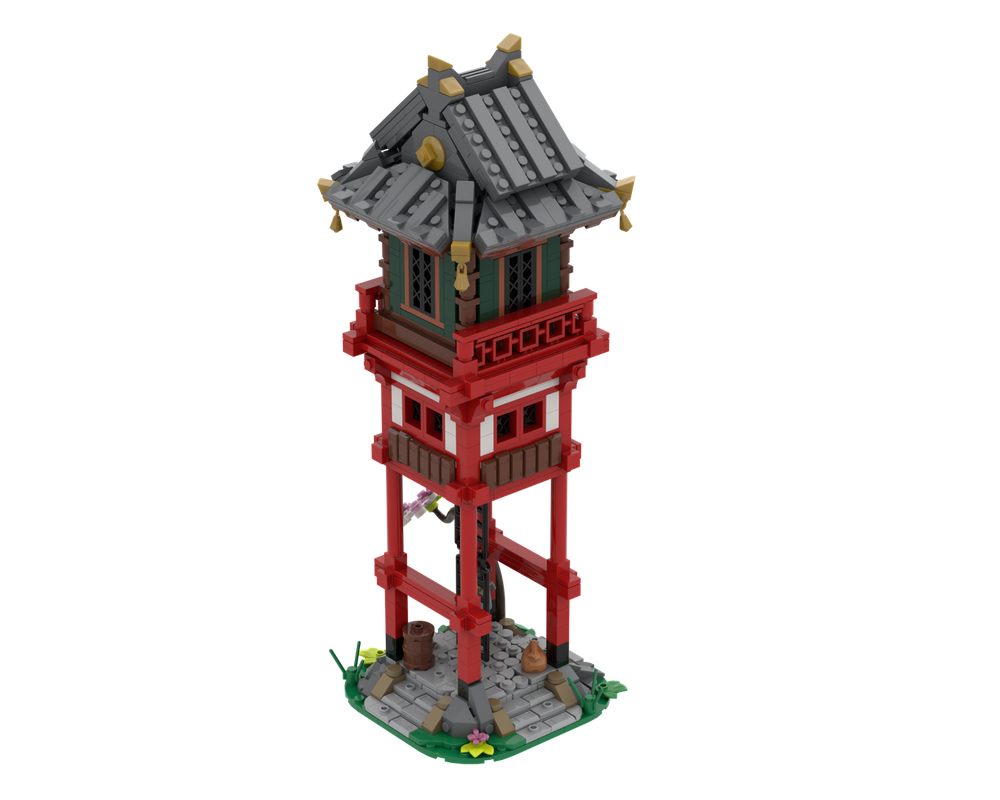 LEGO MOC Samurai Tower #1 by Legat_Of_Legion | Rebrickable - Build with ...