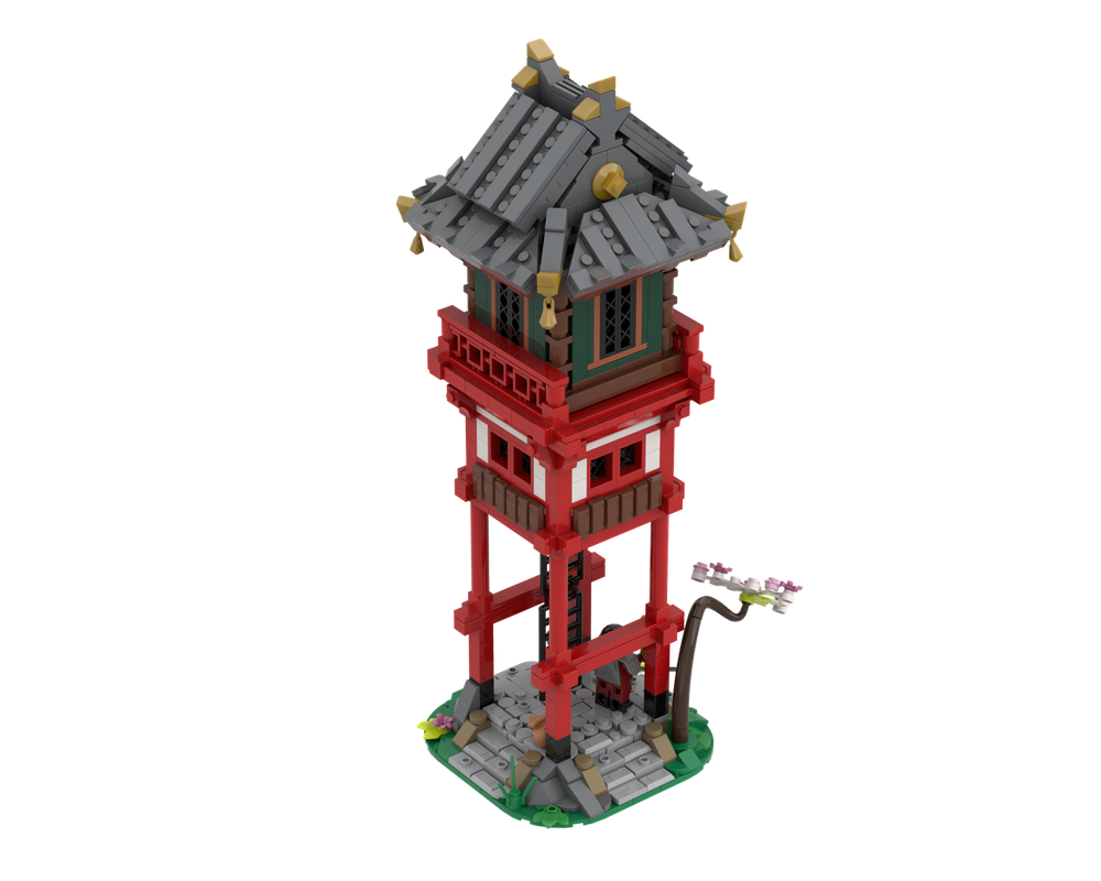 LEGO MOC Samurai Tower #1 by Legat_Of_Legion | Rebrickable - Build with ...